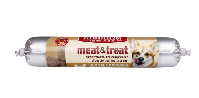 Fleischeslust meat & treat Huhn mit körnigem Frischkäse | ts-snack.com